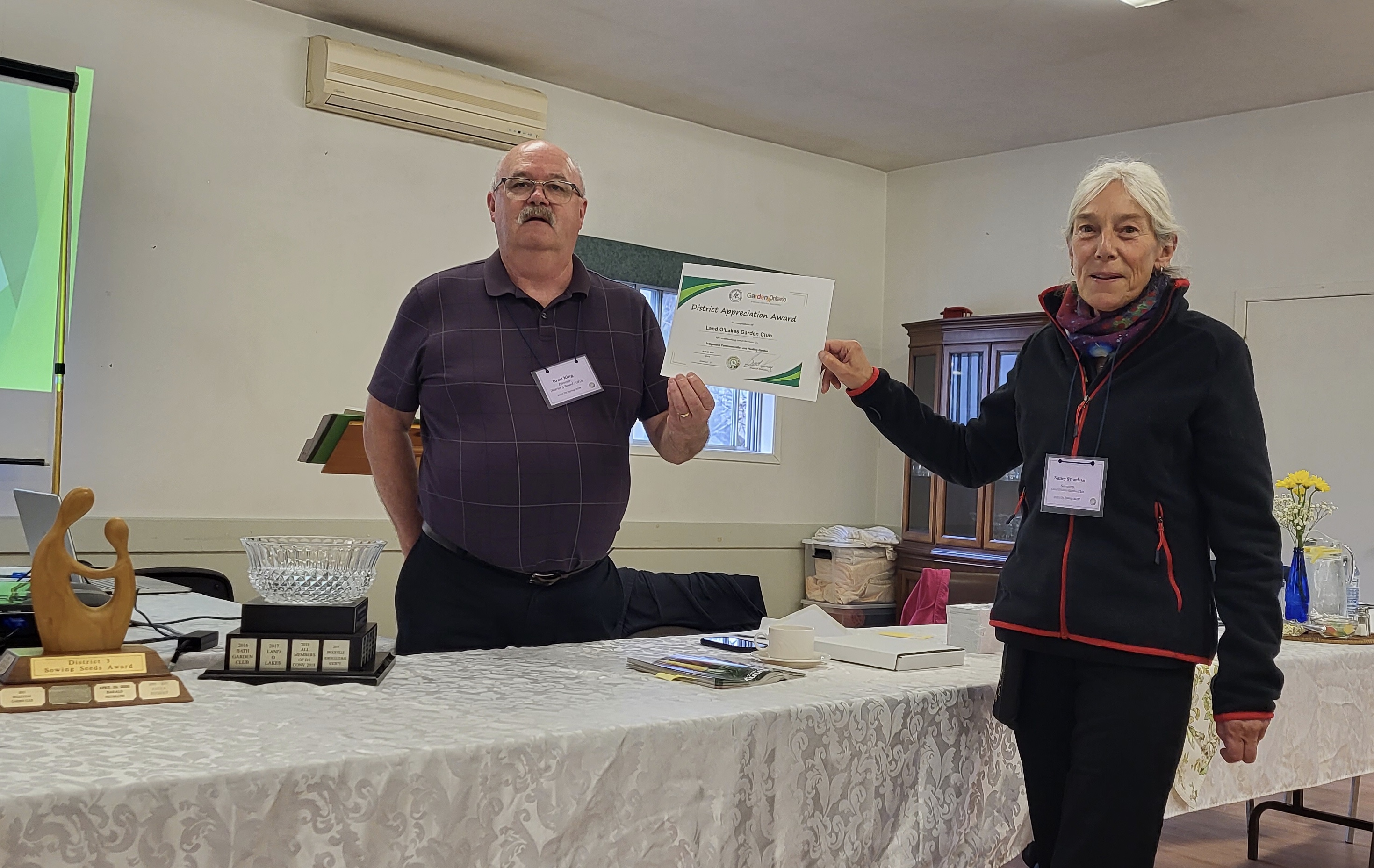 Certificate of Appreciation – Commemorative Garden – Land O' Lakes ...